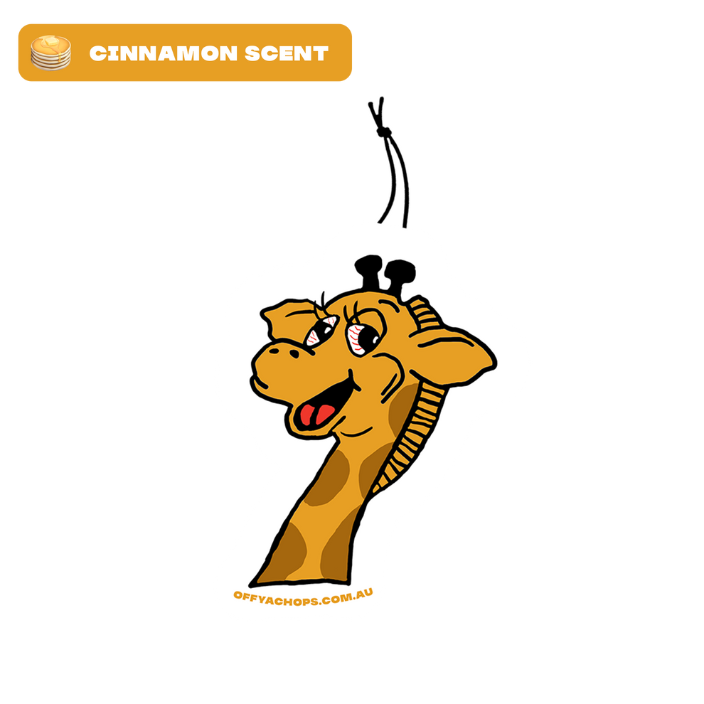 Happy Giraffe Air Freshener – Off Ya Chops Party Game