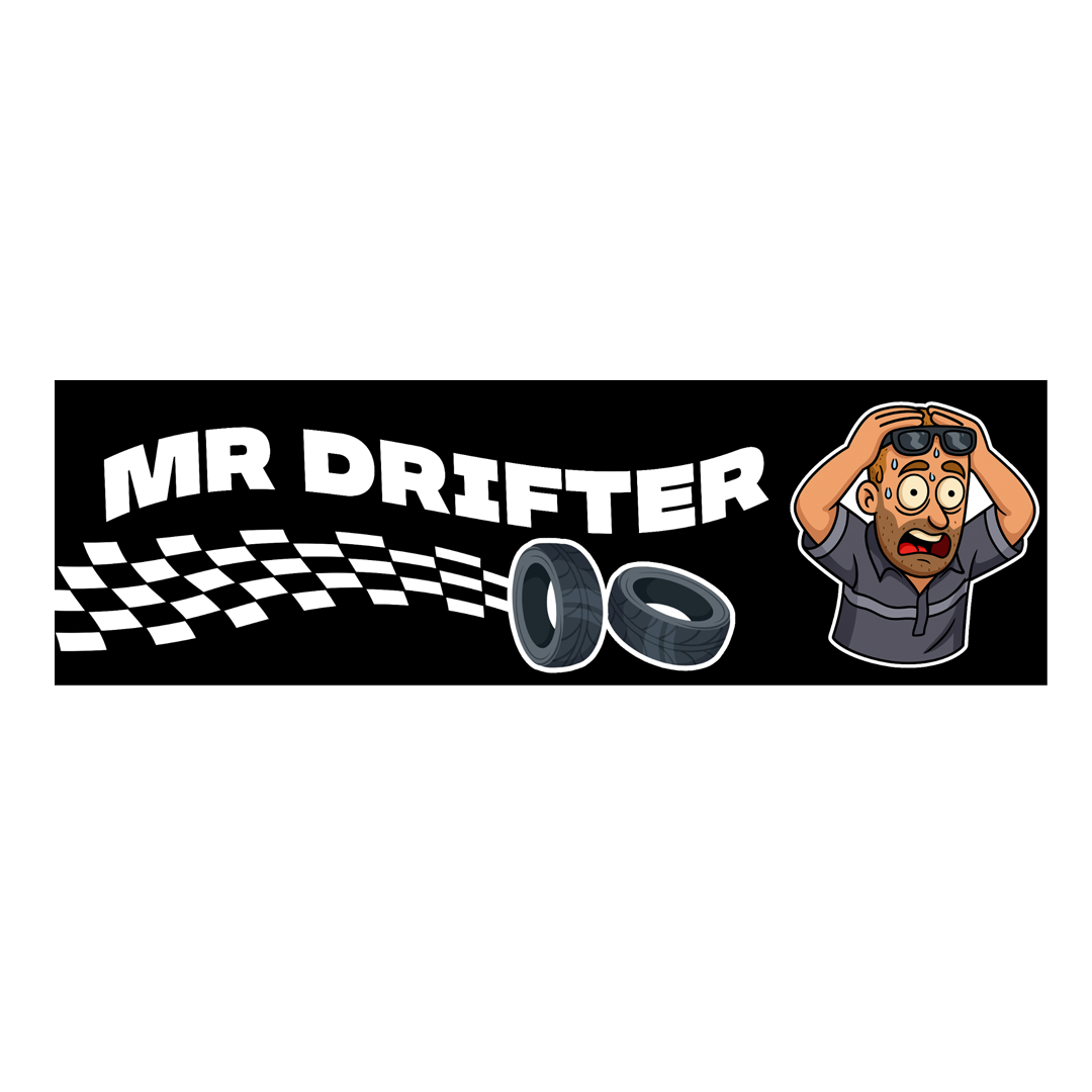 Mr Drifter Sticker – Off Ya Chops